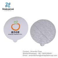 China Aluminum Foil Cup Foil Lids For Yogurt Heat Sealing Aluminum Foil Lids for sale