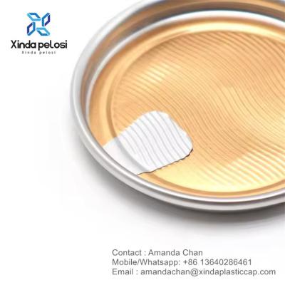 China factory Aluminum Food Grade Easy Peel Off End Lid For Metal Milk Powder Canned for sale