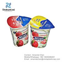 China Food Grade Die Cut Aluminum Foil Lids For Instant Noodle Cup Packaging for sale