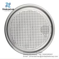 China Wholesale Peel Off End Easy Open Cover Easy Tear Lid Aluminium Foil For Food for sale
