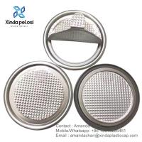 China Food Grade Aluminum Easy Peel Off End Lid Easy Tear Off Metal Milk Powder Canned for sale