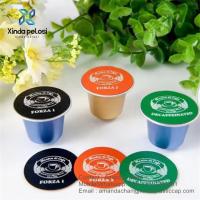 China Die Cut Aluminum Food Foil Lid Foil Heat Seal Lid For Coffee Capsules for sale