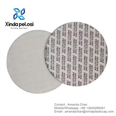 China Custom Printed Foam Seal Liner Pressure Seal Gasket For Bottle Jar Cap for sale
