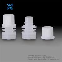 China Customized Spout Cap For Food Pouch Accept Non Spill With Gap For Bean Bag for sale