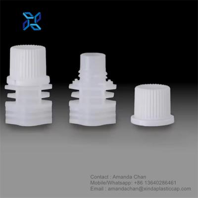 China Customized Spout Cap For Food Pouch Accept Non Spill With Gap For Bean Bag for sale