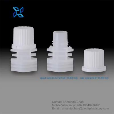 China Spout Cap Plastic Stand Up Pouch Cap All Kinds Of Doypack Accept Non Spill for sale