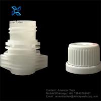 China Spout Cap Plastic Stand Up Pouch Cap All Kinds Of Doypack Accept Non Spill for sale