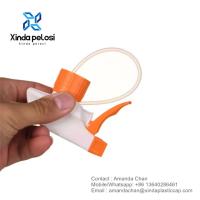 China Orange Plastic Trigger Sprayer Cleaner Spray Head For Personal Care Liquid for sale
