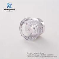 China Cosmetic Bottle Plastic Acrylic Decorative Metal Cap Screw Top Transparent Cap for sale