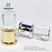 China Gold Crystal Perfume Cap Cosmetic Bottle Caps For Perfume Bottle Packaging for sale