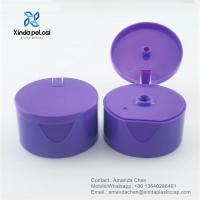 China Plastic Flip Top Cap Dispensing Caps For Cosmetic Hand Cream Packaging for sale