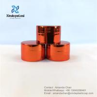 China Red Cosmetic Bottle Caps With Or Without Inner Seal And Durable Caps Suitable For Cosmetic Bottles Offering Secure Closure for sale