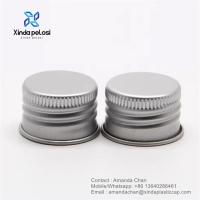 China Round Shape Plastic Plating Cosmetic Bottle Cap Gold Silver Aluminum Bottle Cap for sale