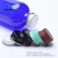 China Round Shape Plastic Plating Cosmetic Bottle Cap Gold Silver Aluminum Bottle Cap for sale