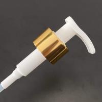 China Hot Sales 24/410 28/410 Aluminum Right Left Lock Plastic Bottle Lids Foundation Pump Lotion Pump Gold for sale
