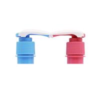 China Toothpaste Squeeze Plastic Bottle Pump Dispenser Lotion Pump 24/410 28/410 with Cap Cover for sale