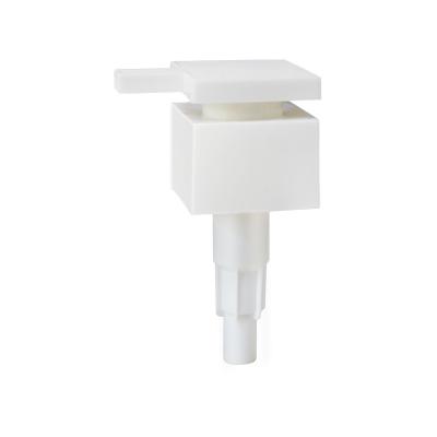 China Square Head  24/410 33/410 Pump Head PP Plastic Press Conditioner Shampoo Soap Shower Gel Lotion Pump  Dispenser for sale