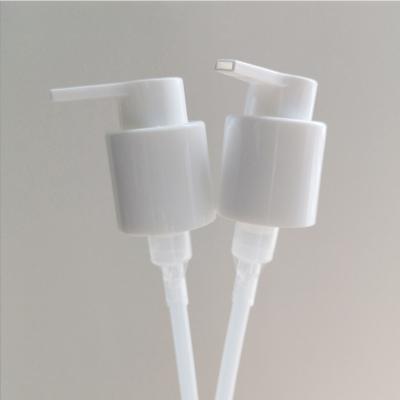 China Left Right Pump Cream Pump 28/410 28mm Lotion Pump for Glass Bottle Long Nozzle for sale
