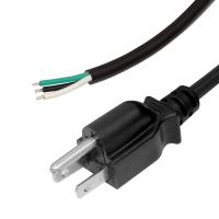 China NEMA 5-15P to C5 Power Cord 18AWG SJT PVC Black - 220V 15A Rating with ROHS Certification for sale