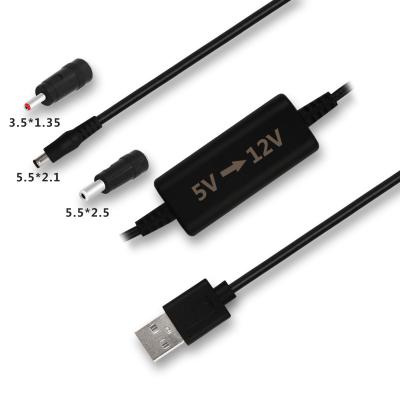 China 5V to 12V Step Up Converter Cable with 98% Efficiency and Overload Protection - 3.5M Length for sale