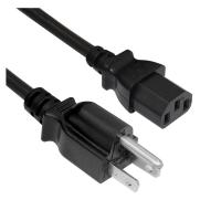 China NEMA 5-15P to IEC C13 Power Cord 10A 125V 18AWG UL Certified 6ft for sale