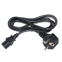 China European 2-Pin AC Power Cord with IEC C13 Connector - 0.75mm² H05VV-F Cable, VDE & CE Certified for sale