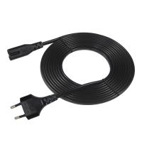 China VDE Approved 1.5m EU 2-Pin to IEC C7 C8 Laptop Power Cord 250V 10A for sale