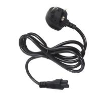 China UK BS1363 Power Cord with IEC C5 Connector 3A Fuse 250V 1.5m for sale
