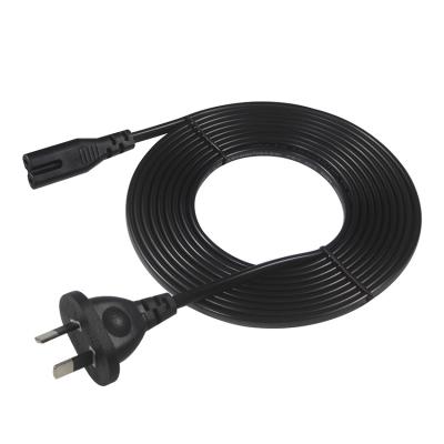 China SAA to IEC C7 Power Cord 2.5A 250V 1.5m PVC Copper Cable for sale