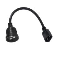 China Australian 3 Prong IEC 320 C14 Power Extension Cord 240V 10A for TV PC for sale