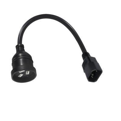 China Australian 3 Prong IEC 320 C14 Power Extension Cord 240V 10A for TV PC for sale