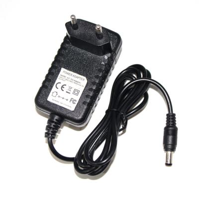 China 12V 2A EU Power Adapter with 5.5x2.1mm DC Plug - 24W Universal Switching Power Supply for sale