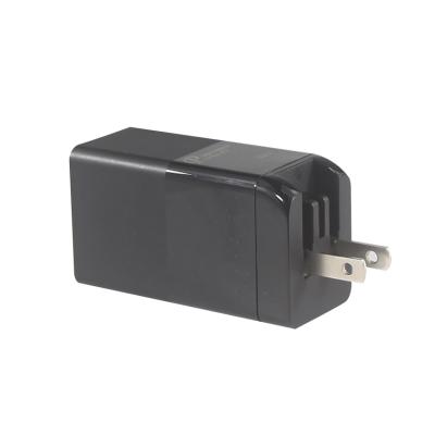 China 65W GaN PD Fast Charger with USB-C and USB-A Ports | 100-240V Input | US Plug for sale
