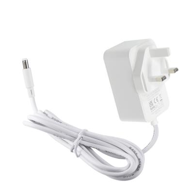 China 12V 2A UK Plug Power Supply Adapter 5.5x2.1mm DC Jack 24W CE UKCA Certified for sale