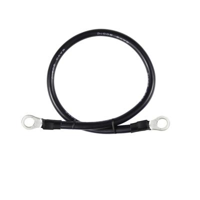 China Custom 14AWG Car Battery Charging Extension Cable with O-Ring Terminals - 1.5ft Length, 5A-15A Fuse Options for sale