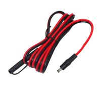 China SAE to DC 5521 Solar Power Cable 10ft 12V/24V 15A Quick Release Disconnect for RV Panels for sale