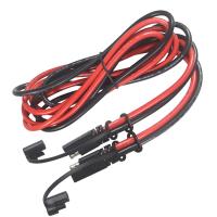 China 12V 24V SPT-2 10AWG 2-Pin SAE Quick Disconnect Automotive Power Extension Cable - 3ft Length with Pure Copper Conductors for sale