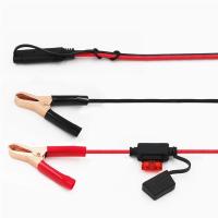China SAE to Alligator Clips Power Cable 16AWG 1.5ft with 30A Rating for 12V Battery Systems for sale