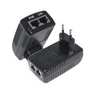 China 0.4A 1000Mbps POE Injector Splitter with 12V 24V 48V Output for Industrial Networking for sale