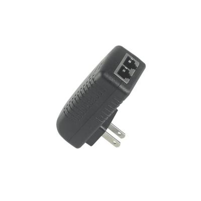 China 24V 1A POE Power Adapter with EU Plug - 10/100Mbps Ethernet Power Supply, 85% Efficiency for sale