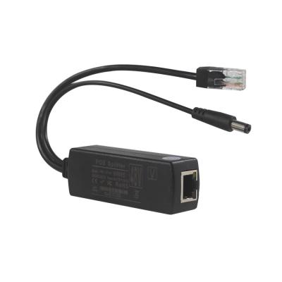 China 802.3af 12V PoE Splitter with DC Jack and USB-C - 10-15W Output, 100Mbps/Gigabit Transmission for sale