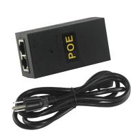 China Desktop POE Injector 12V 24V 48V 2A 1A 0.5A IEEE 802.3af Compliant Power Over Ethernet Adapter for sale