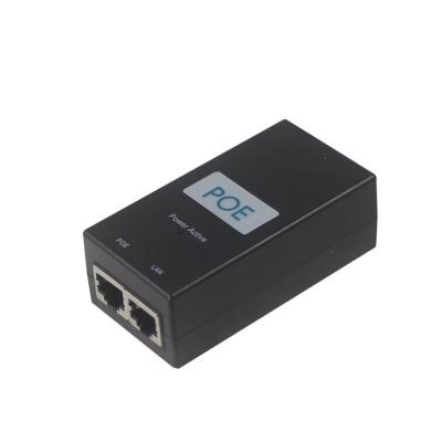 China 24V 0.5A 12V 1A POE Injector Adapter for CCTV IP Camera with 110V-240V Input and 12W Power Output for sale