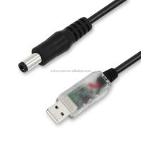 China 5V to 9V/12V Step Up Converter Cable 2M Length with 2A Max Current for Router Camera Power Supply for sale