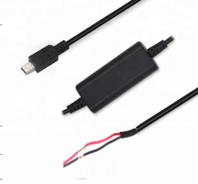 China 12V/24V to 5V 2A DC-DC Buck Converter with Micro USB Cable - 98% Efficiency, 1.5m/2m Length Options for sale