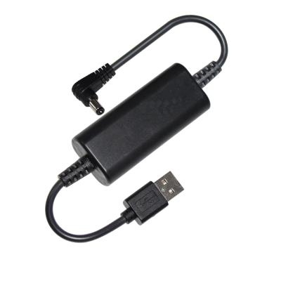 China 1.5m 2m USB to 12V Step Up Converter Cable 2A Output with 5521MM Jack for WiFi Modems and Cameras for sale