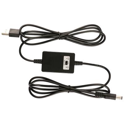 China 5V to 12V 2A DC Step Up Converter Cable with 98% Efficiency for Car GPS WiFi Modem for sale
