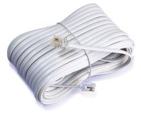 China Custom RJ9 Coiled Telephone Cable 5ft Black PVC Jacket with 16MHz Bandwidth and 10-15 Year Service Life for sale