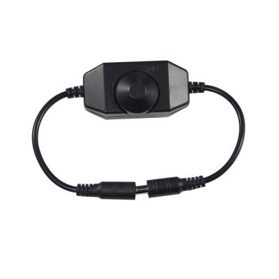 China DC Power Cable Male to Female with Dimmer Switch 5.5x2.1mm - 0.5m to 20m Length Options - CE RoHS Certified for sale