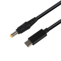 China USB C to DC 5521 Cable 100W PD Charging for Laptops Monitors with 5.5x2.1mm Connector and 1-3m Length Options for sale